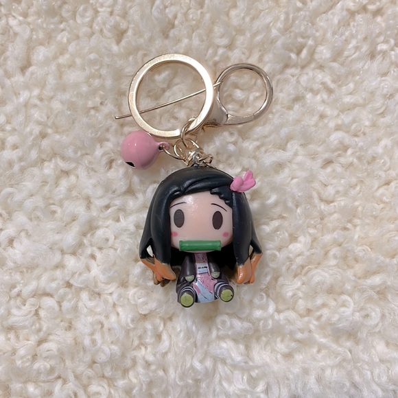 Accessories | Demon Slayer Chibi Keychain With Bell Nezuko Kamado ...